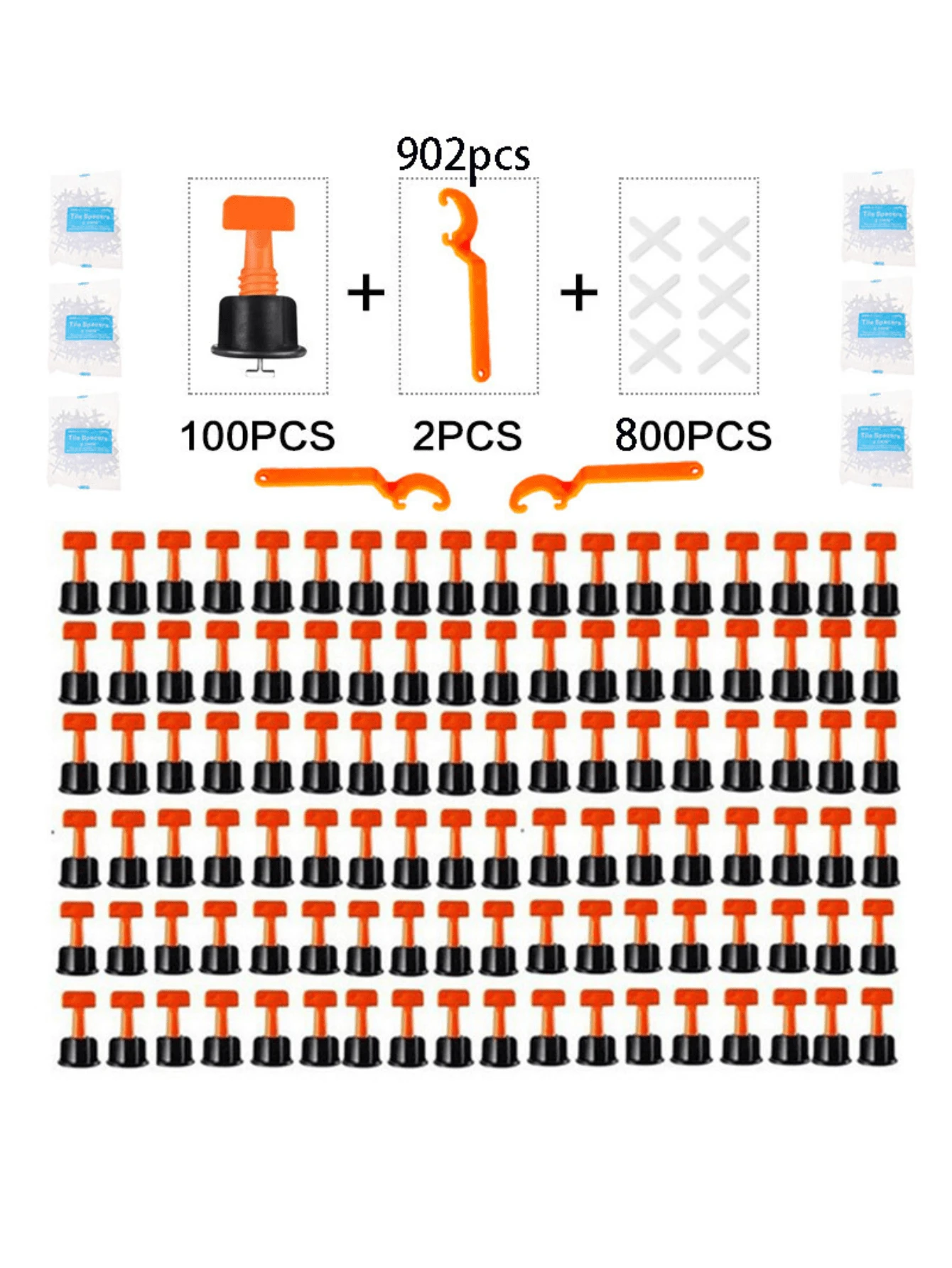 Value Pack Reusable Tile Levelling System, Replaceable Wall And Floor ...