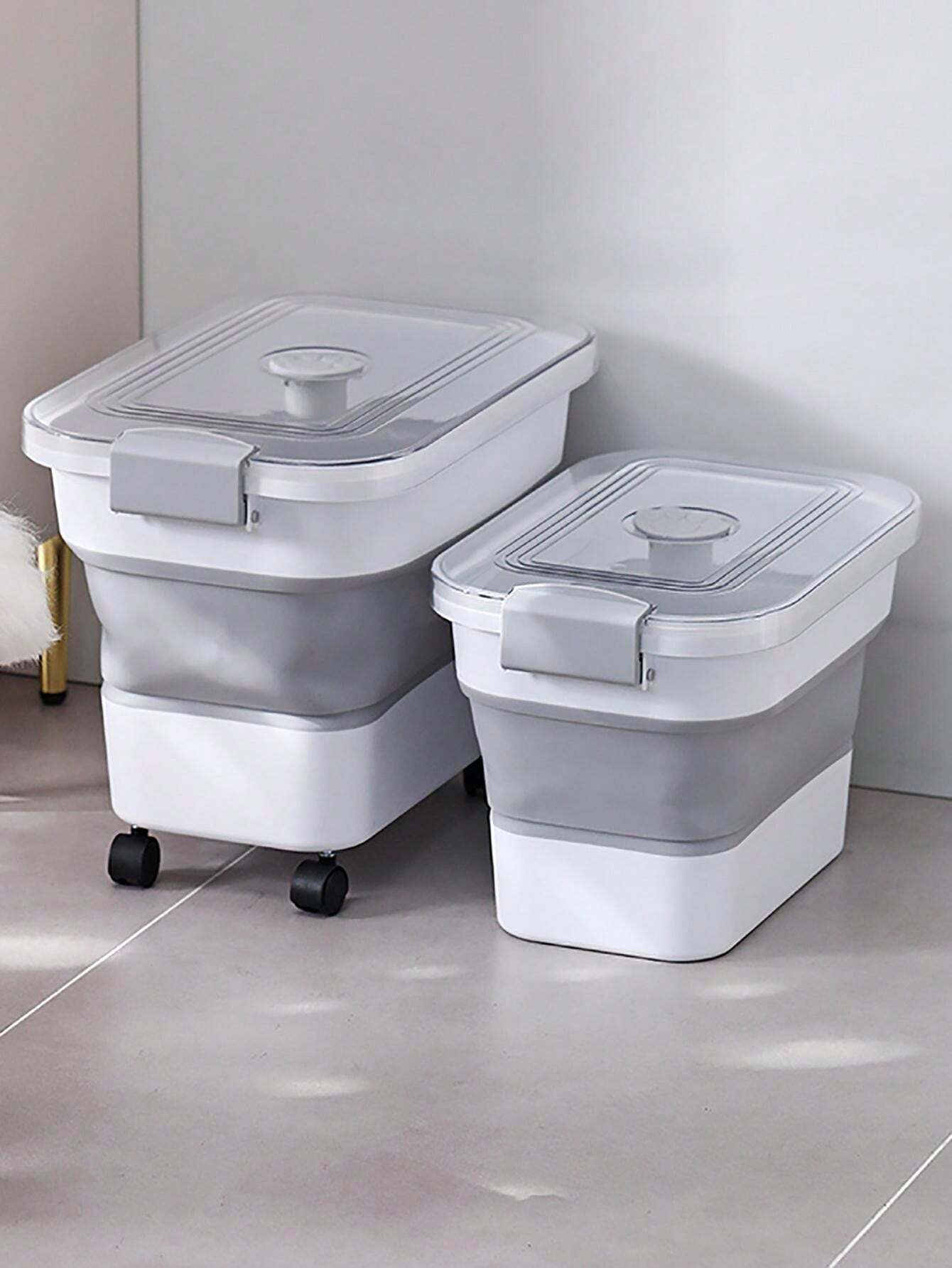 Folding Grain Storage Barrel, Large Size 20L Small Size 10L M Barrel ...