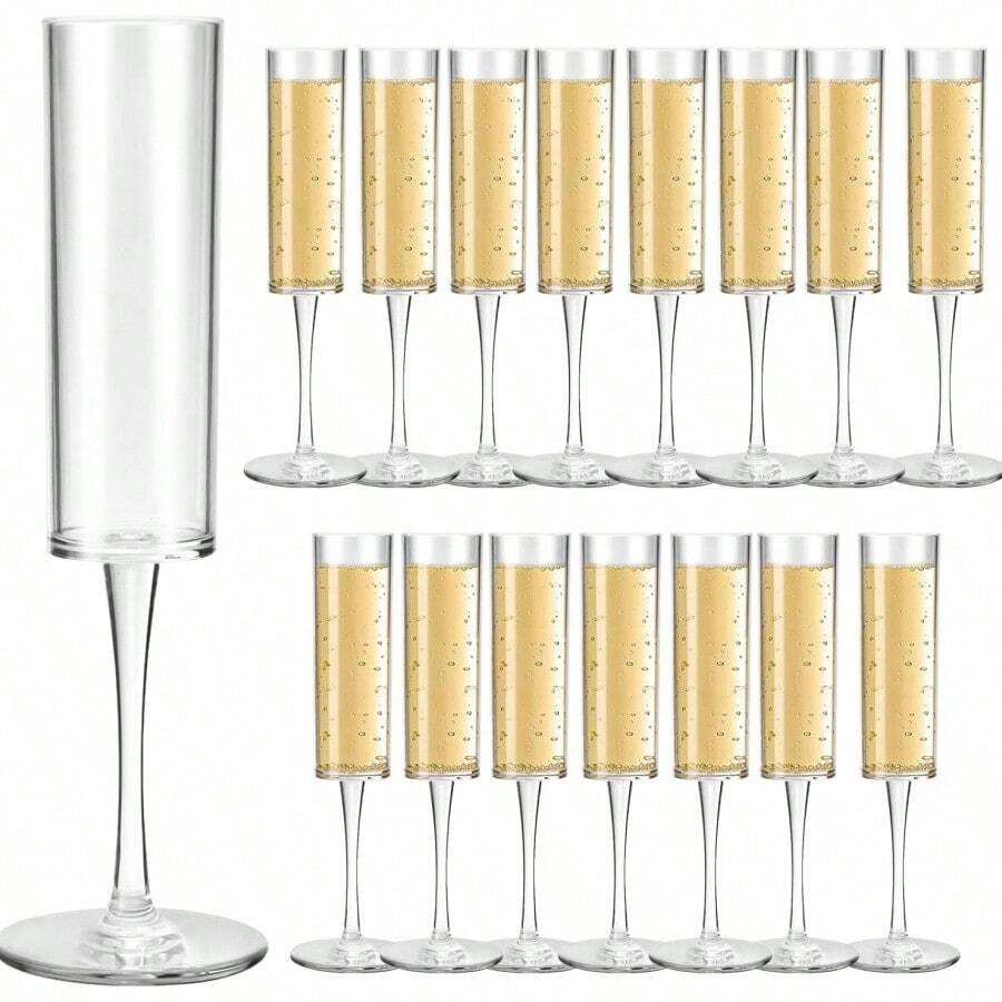 Acrylic Family Party Wine Glasses, Outdoor Bar Wine Glasses, Red Wine ...