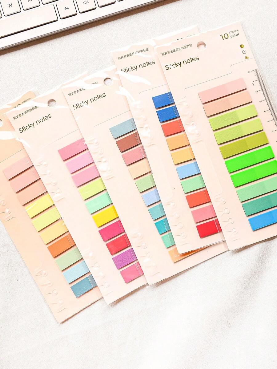 6 Plastic Material Indicator Stickers For Work Marking 200 Sheets 1 ...