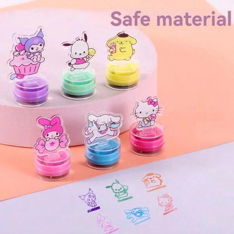 Sanrio 6 Stück offiziell lizenzierte Sanrio Hello Kitty, Kuromi ...