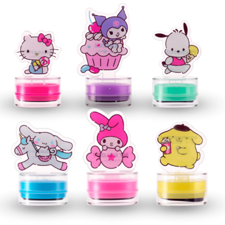 Sanrio 6 Stück offiziell lizenzierte Sanrio Hello Kitty, Kuromi ...