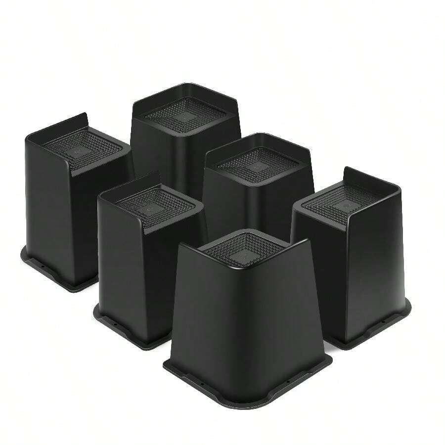 Bed Risers Heavy Duty, L Shape Furniture Risers Support 5000LBs ...