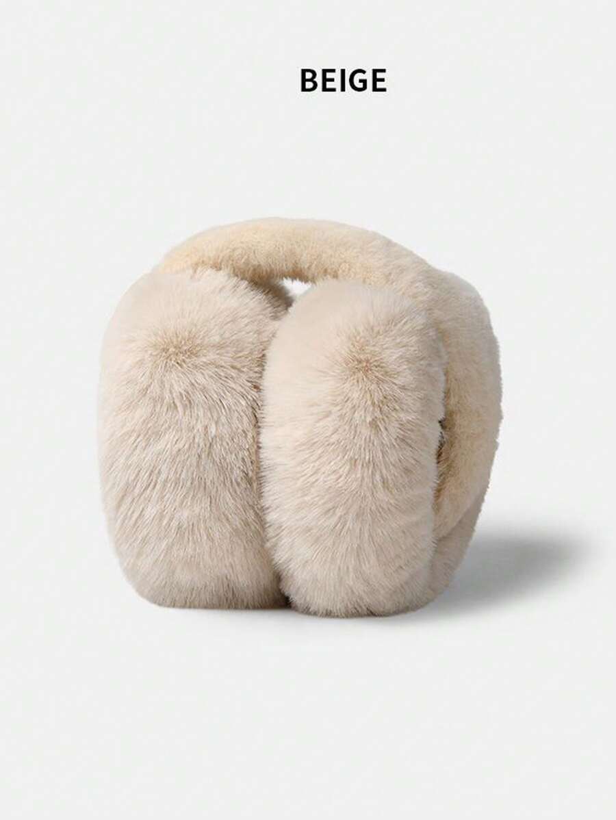 1pc Multi-Color Winter Ear Cover Foldable Ear Protection Plush Ear ...