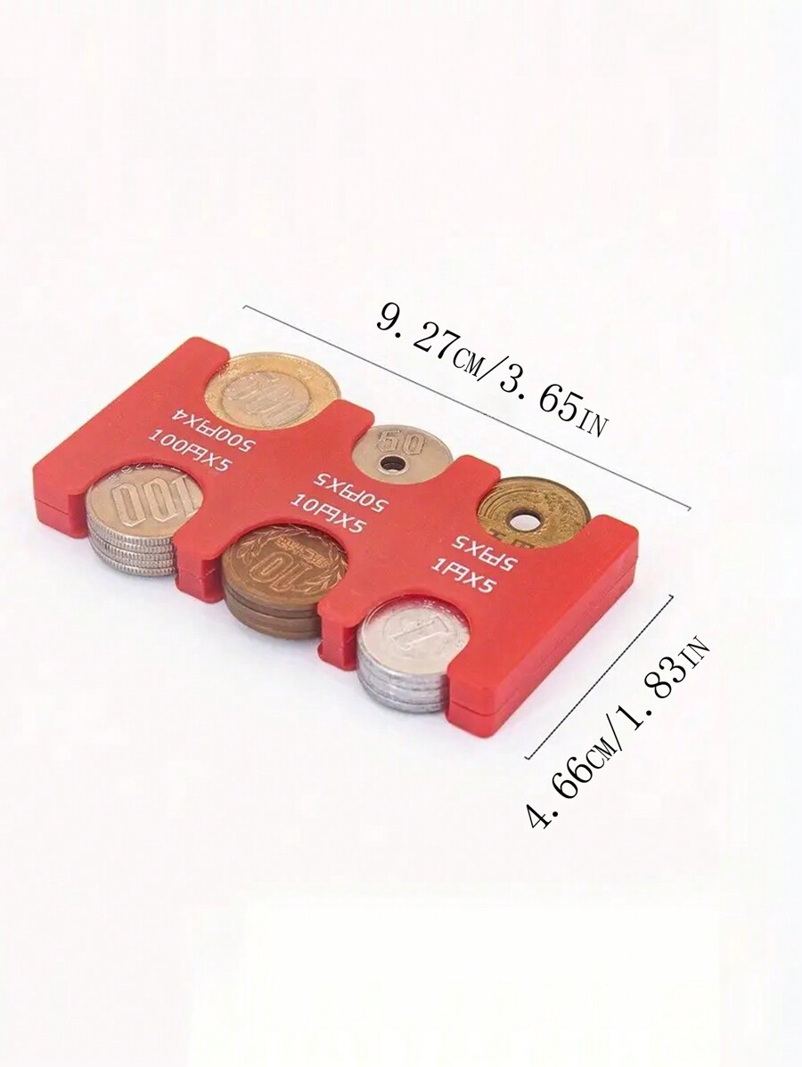 Durable Plastic Coin Sorter Wallet Multi-Functional Currency Organizer ...