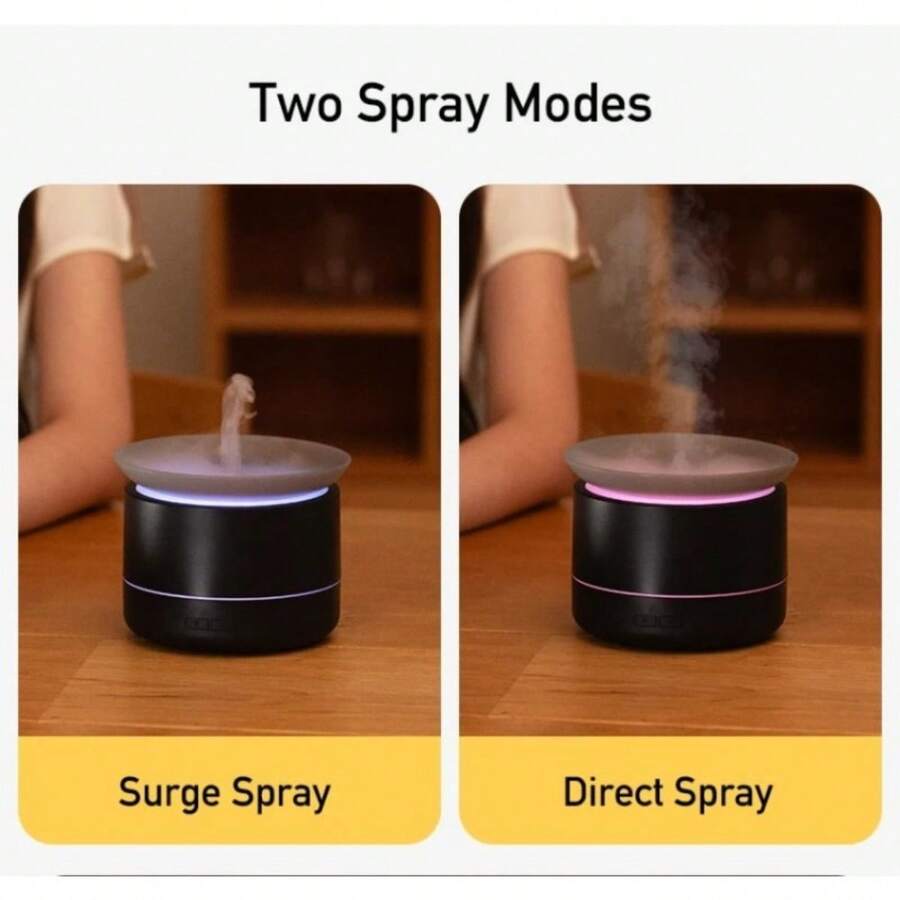 200ml New Mist Surge Spray Aroma Diffuser USB Colorful Night Lamp ...