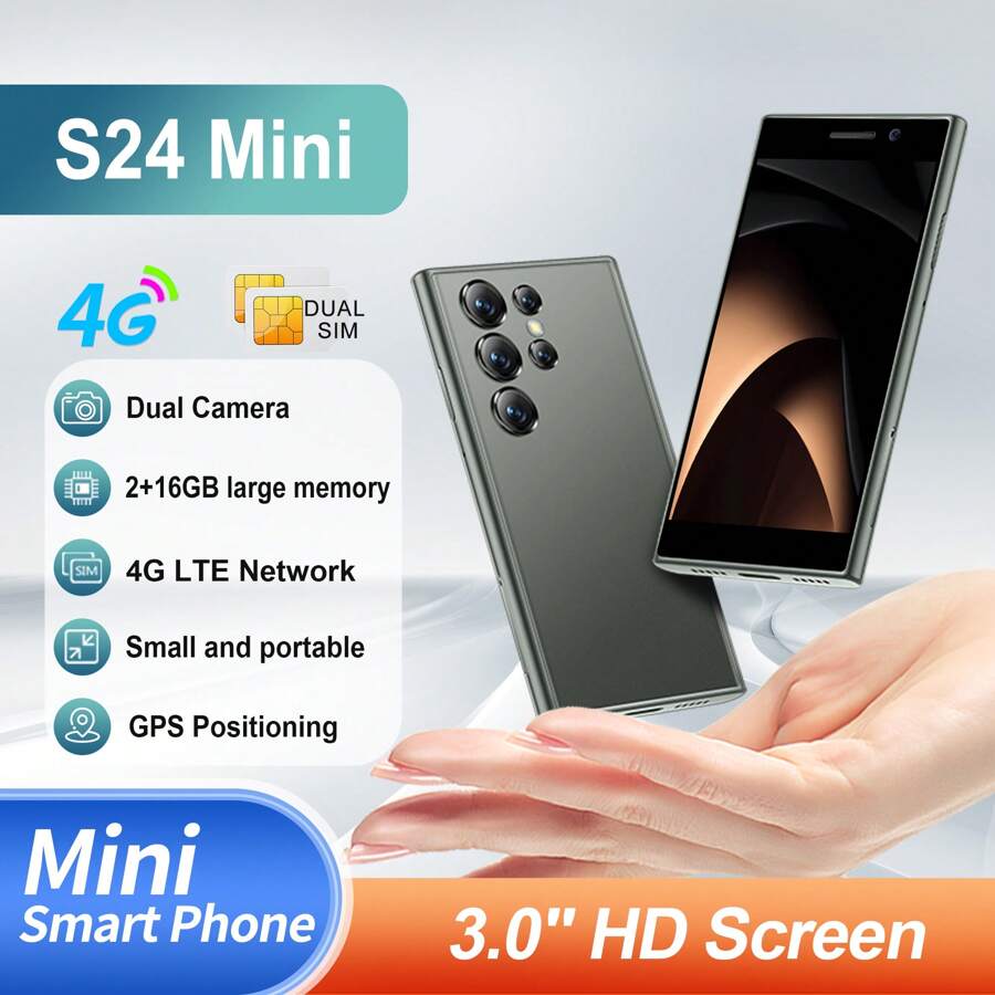 SERVO Telefono cellulare SERVO 4G di piccole dimensioni, sistema Android, RAM 2GB, ROM 16GB ...