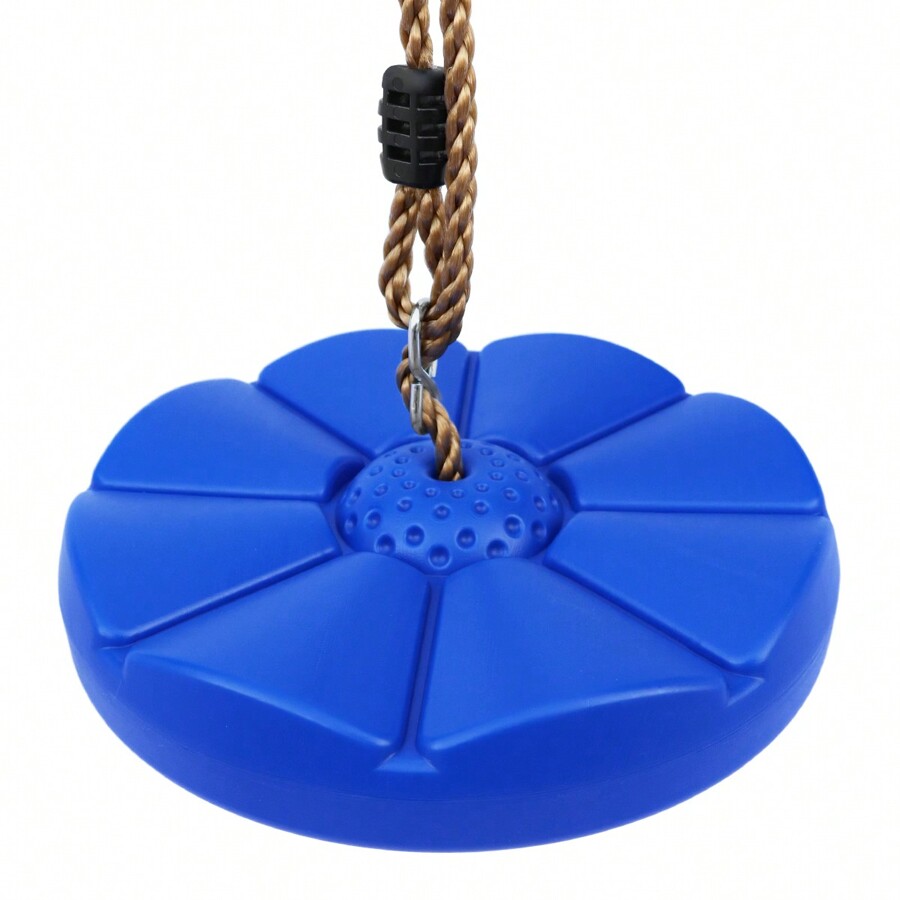 FURUIX Blue Disc Tree Swings Sets With 6.85 Ft Adjustable Rope Swing ...