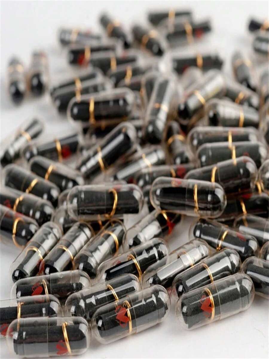 100Pcs Message Capsules Love Pill With Roll Paper Blank Notes Wish ...