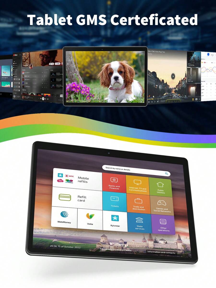 Relndoo Tableta Android 13 de 10 pulgadas de 2024, 3GB de RAM + 64GB de ...