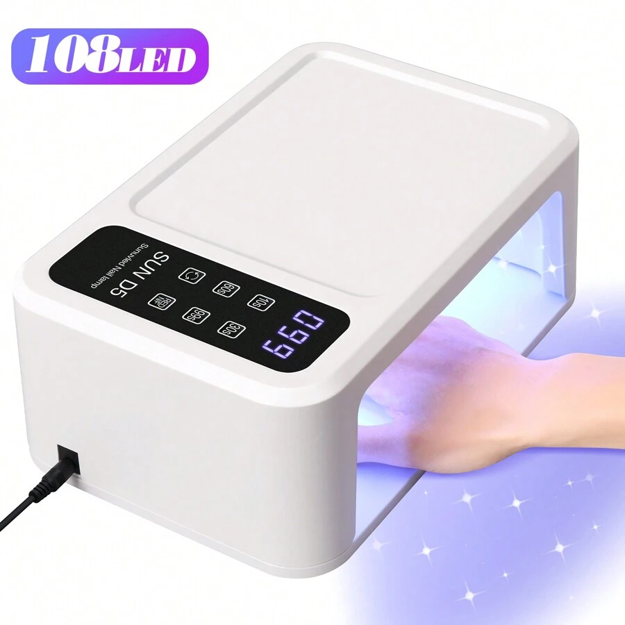 108 LEDS Nail Dryer LED Nail Lamp UV Lamp For Curing All Gel Nail ...