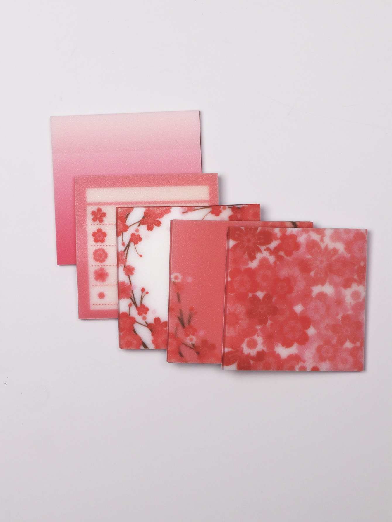 PET Fell Into The Cherry Sea Frosted Transparent Signature Stickers ...