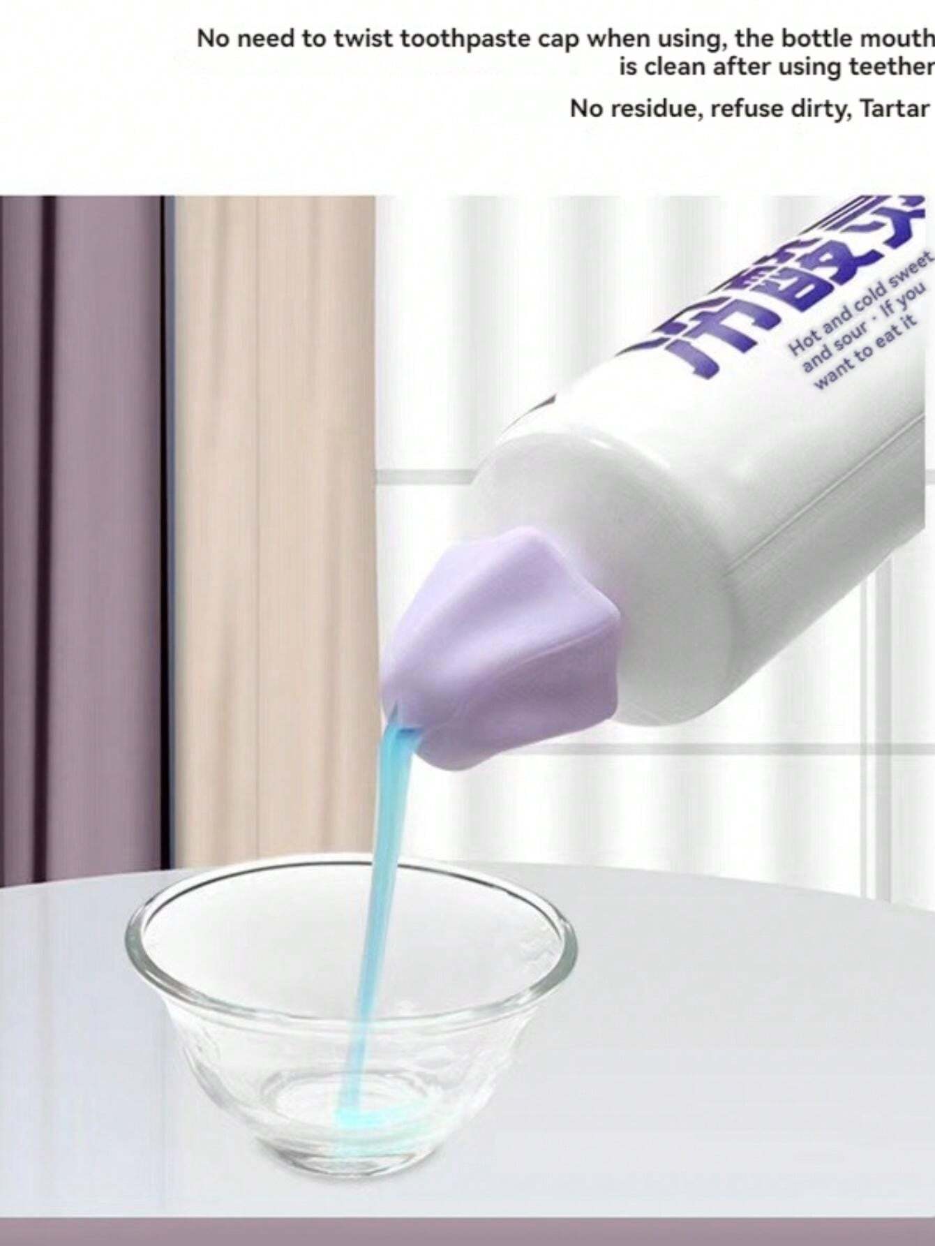 Silicone Toothpaste Caps, Self-Closing Cross-Type Toothpaste Lid ...