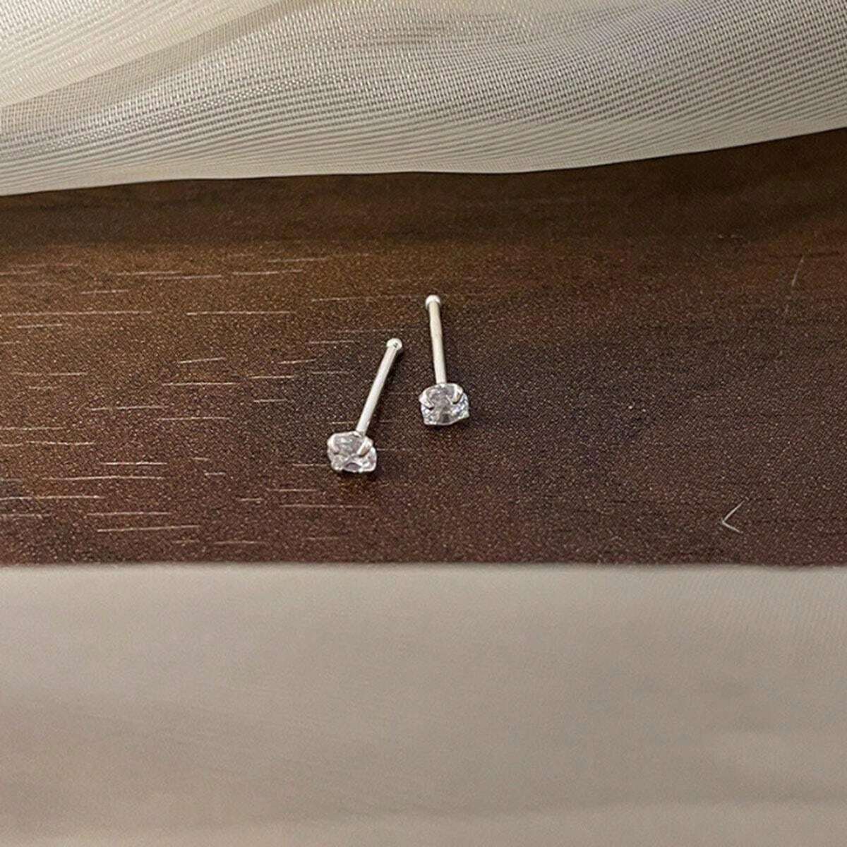 Anti-Allergy Mini Silver Needle Four Claw Small White Drill Sleep ...