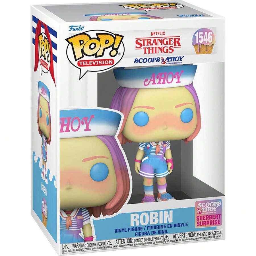 Funko | Stranger Things Scoops Ahoy Robin Pop Figure - Funko Pop à ...
