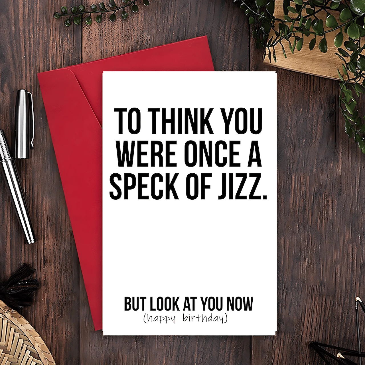 Humorous Birthday Cards For Adults, Funny Naughty Joke Themes, Paper ...