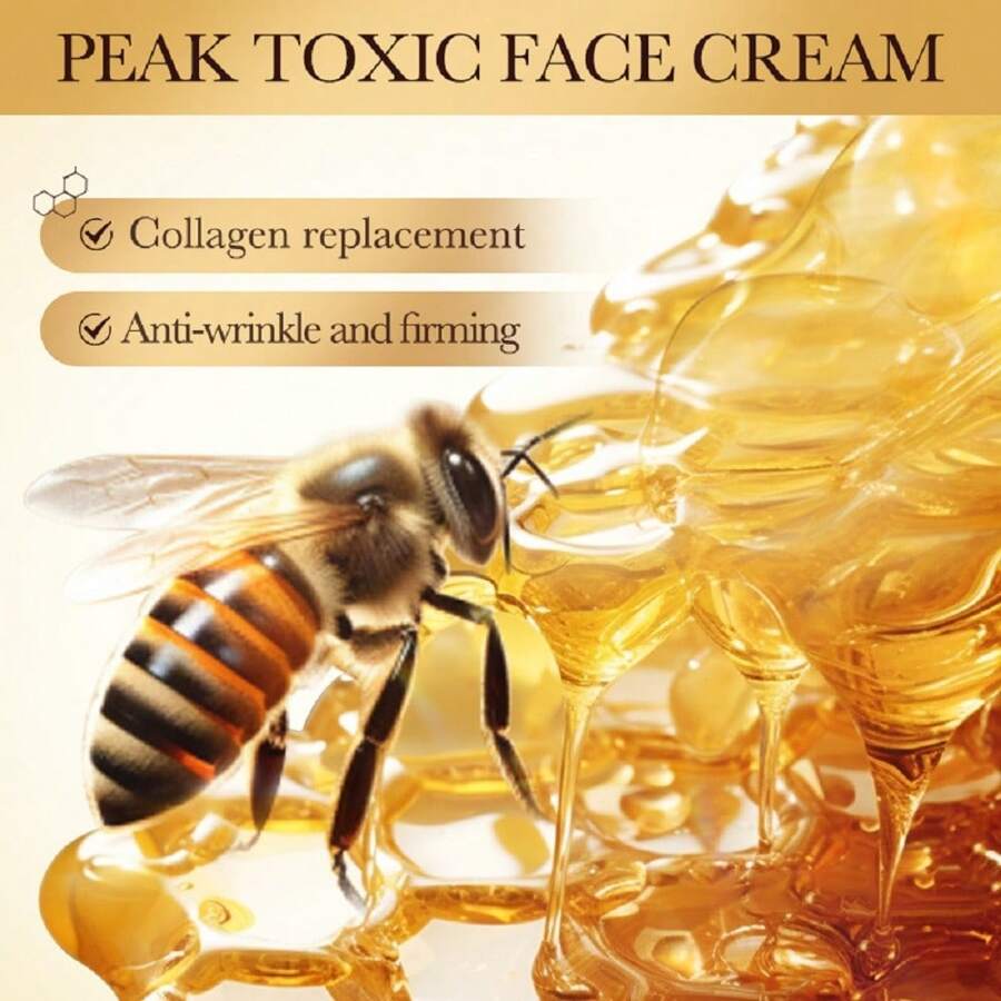 Bee Venom Anti-Wrinkle Firming Moisturizing Night Cream, Nourishes And ...