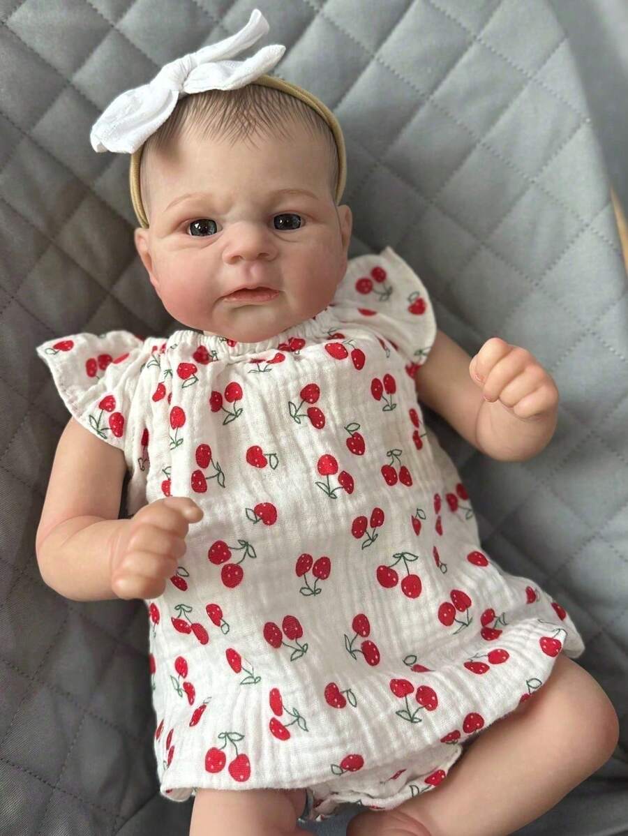 Realistic 48 CM 19 Inch Soft Touch Vinyl Reborn Doll With 3D-Painting ...