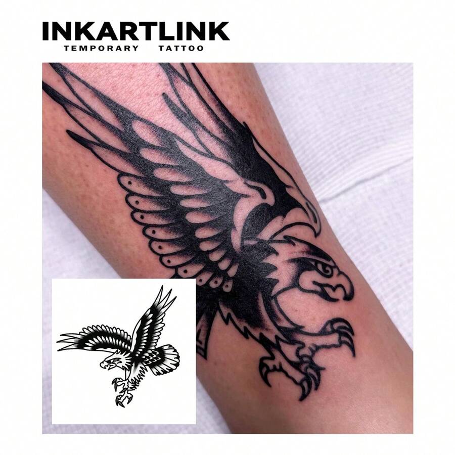 INKARTLINK INKARTLINK Innovative Tattoo Technology, Semi-Permanent Tattoo, Eagle Design ...