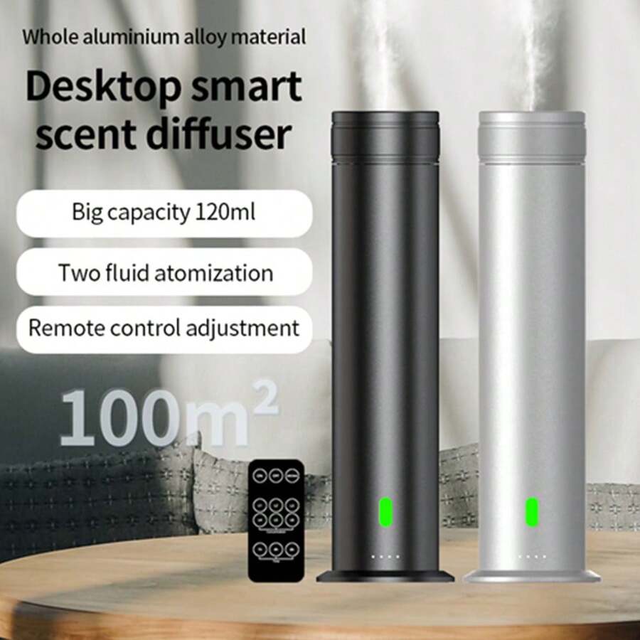 Cylindrical Commercial Diffuser Remote Controlled Column Diffuser Waterless Diffuser Cold Air