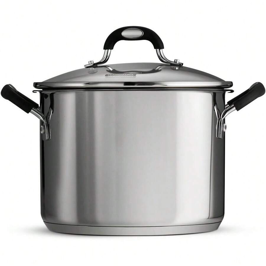Lock-N-Drain Stainless Steel 6 Quart Covered Stock Pot, 3 Count The Pot ...