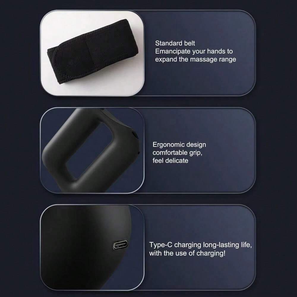 Circular Fascia Gun Muscle Massage Gun High-Frequency Waist And Back ...