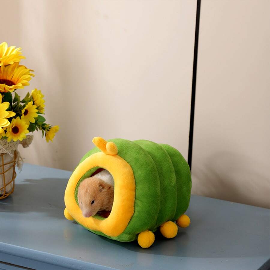Hamster Warm Cotton Nest Hideaway Bed - Winter Sleep House, Washable ...