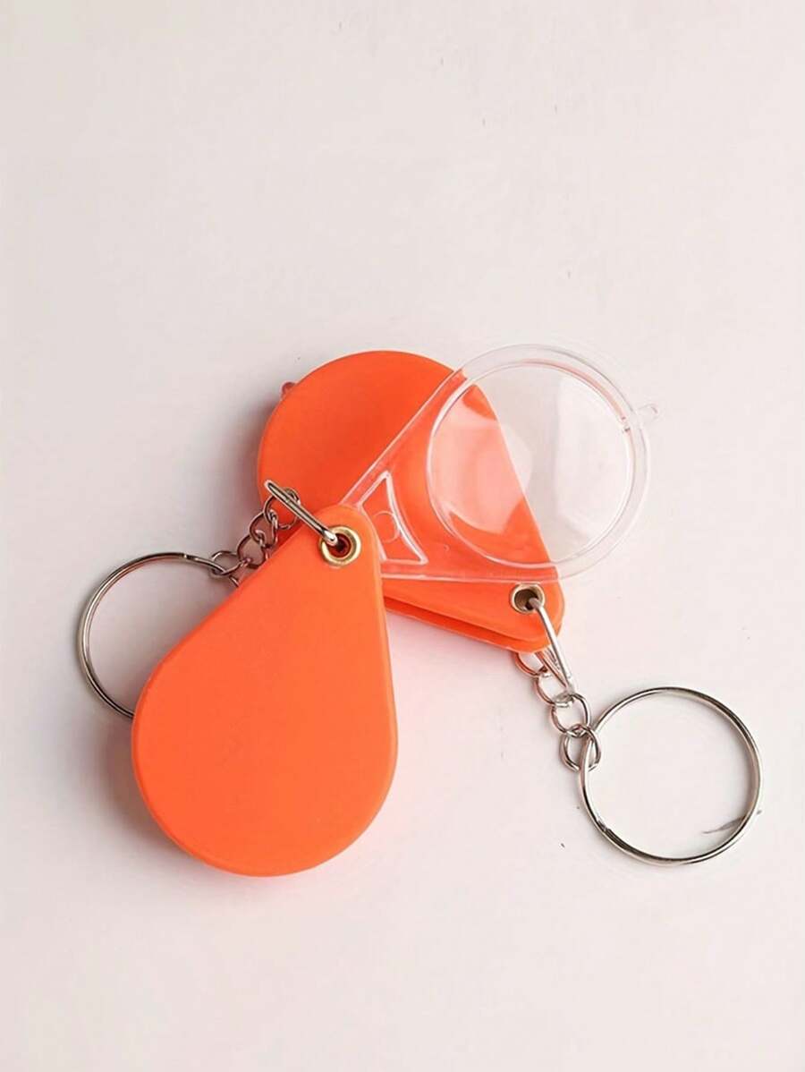 Chaveiros de lupa dobráveis, mini ferramenta de leitura portátil de ...