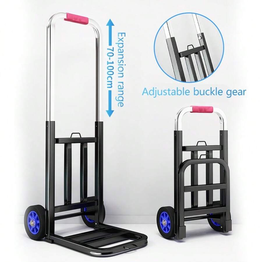 Foldable Portable Hand Trolley - Folding Hand Cart For Luggage ...