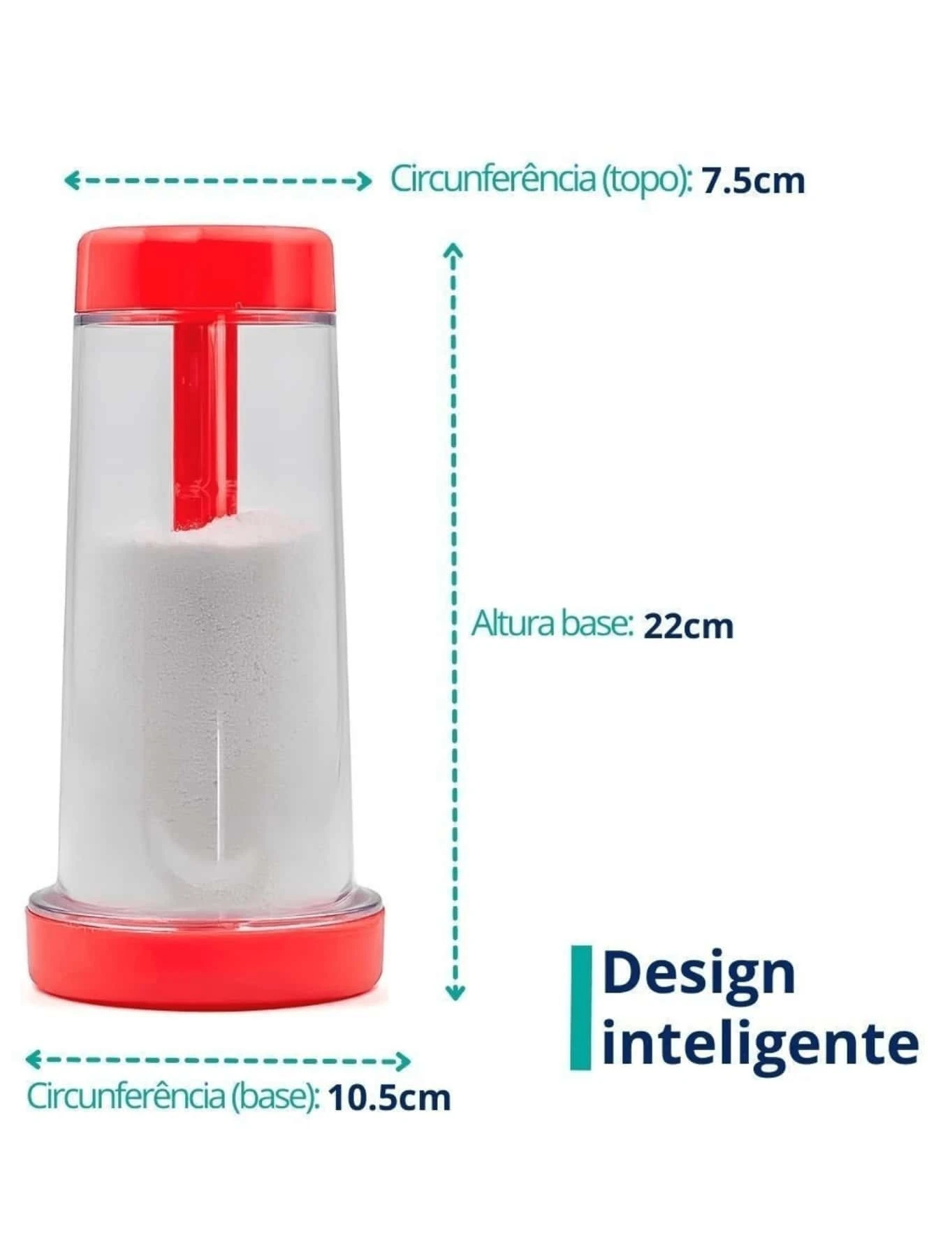Tapioqueira Peneira Polvilhador Armazena Tapioca Farinha Cozinha ...