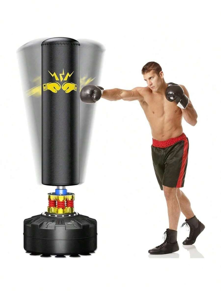 Punching Bag With Stand Adult, 70''-205lbs Boxing Training Equipment ...