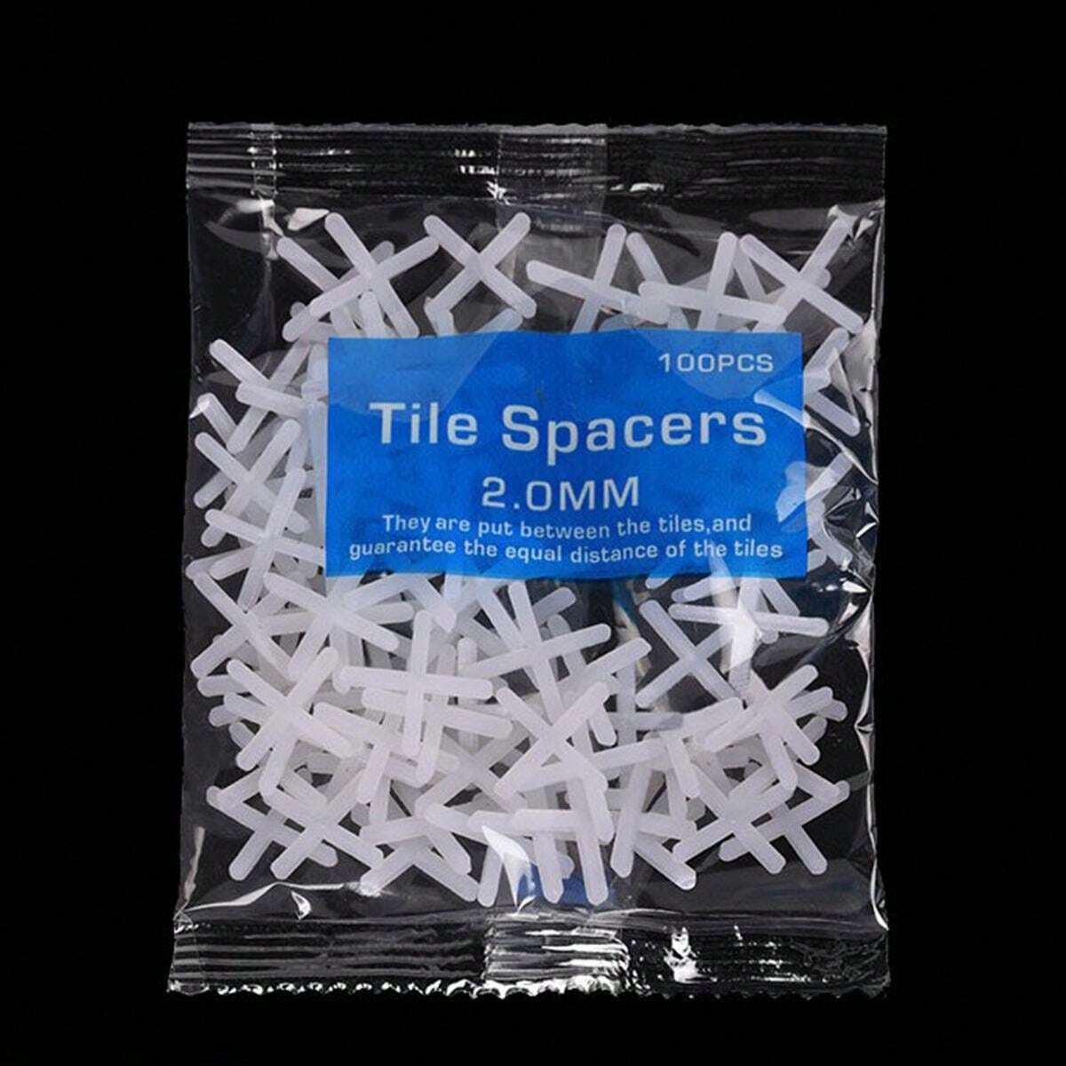 5 Packs Plastic Tile Spacer Cross Clips, Tile Leveling System ...