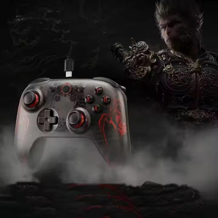 8Bitdo Black Wukong Series Gaming Controller, Wired Connection, Hall ...