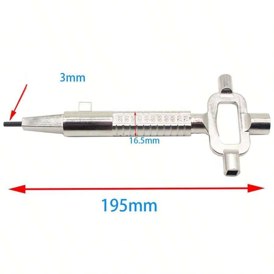 Sliver Locks Mith Tool Multi Purpose Cylinder Gauge Cam Turner Spindle ...
