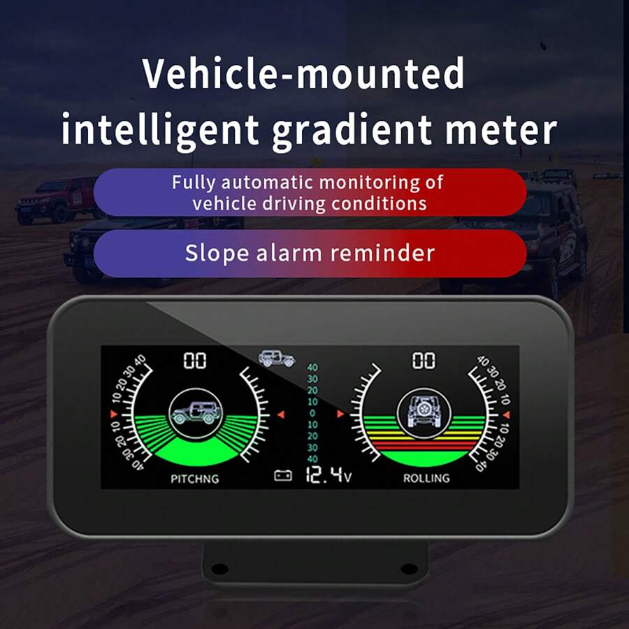 1pc Vehicle Balance Meter, Real-Time Measure Vehicle Roll Angle, Adopt ...