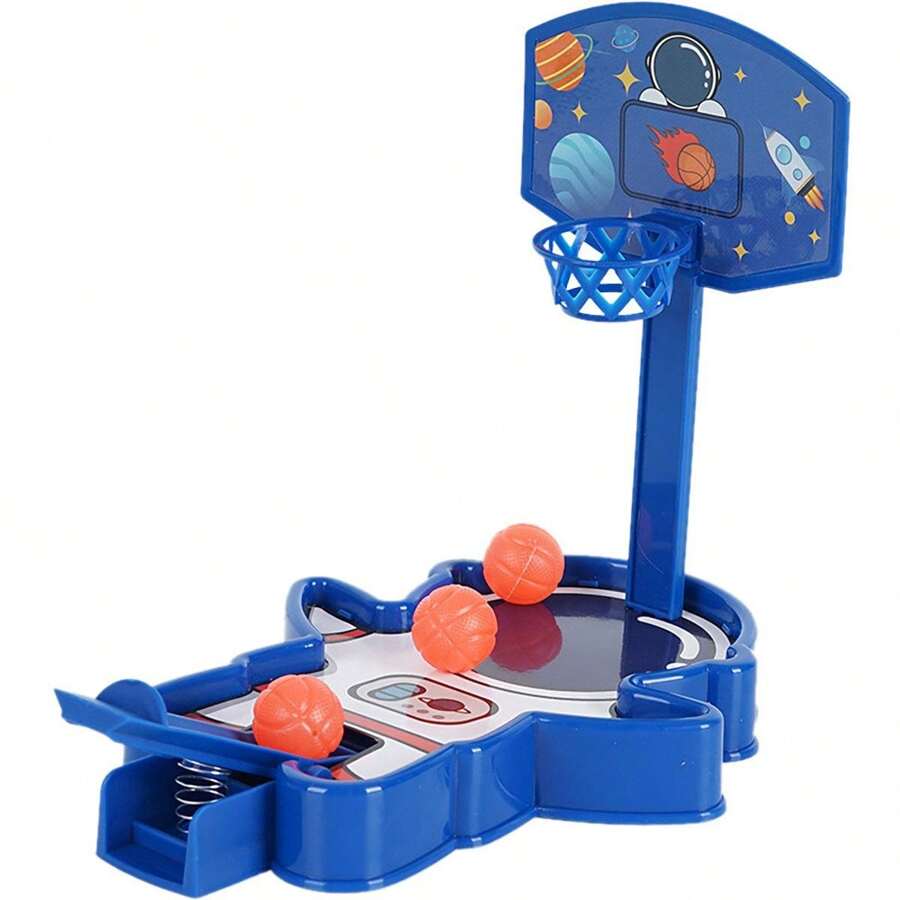 Desk Basketball Hoop Tabletop Finger Flick Shooting Game Toy, Mini ...