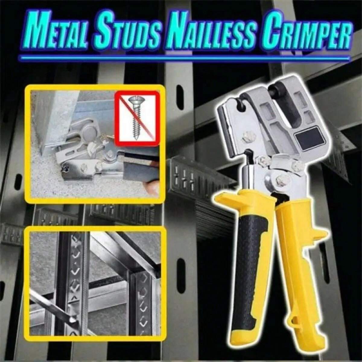 Metal Stud Crimper Aluminum Alloy Ceiling Punching Pliers Plaster ...