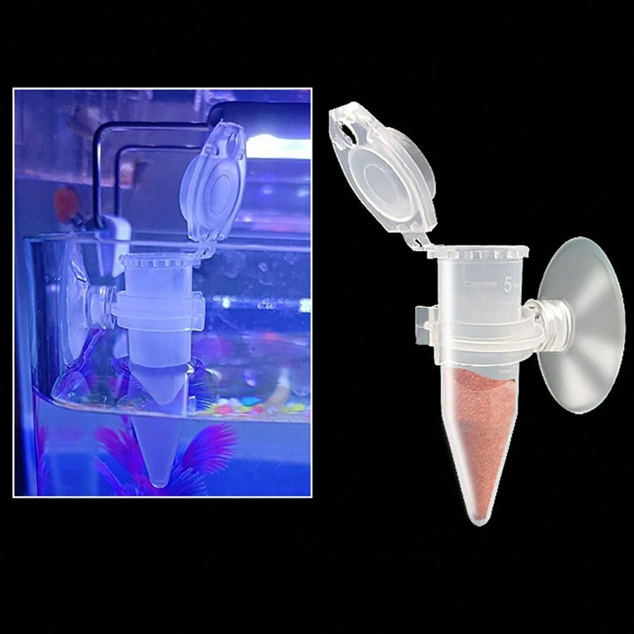 2 Set Aquarium Feeding Tube Fish Tank Shrimp Larvae Feeder Durable Fish ...