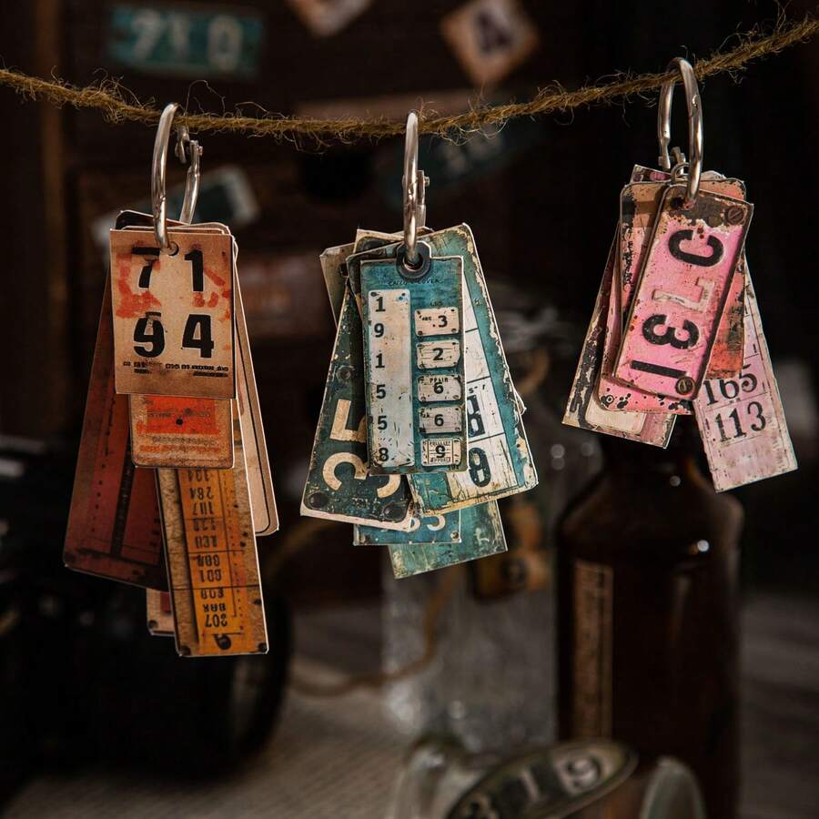 have a good day 1 Pack Of 25pcs Vintage Coding Label Stickers ...