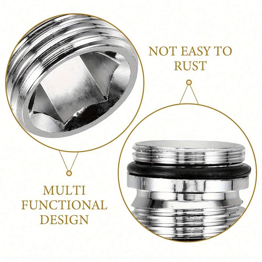 Multi-Piece Faucet Adapter Set, Sink Faucet To Hose Adapters For Water ...