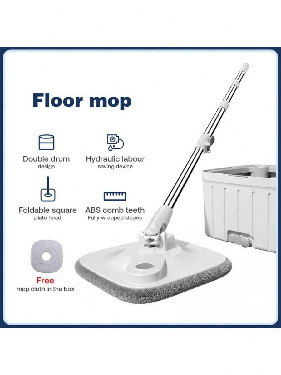 Self Wash Spin Mop Spinner Flat 360 Rotating Cleaner With Turbo ...