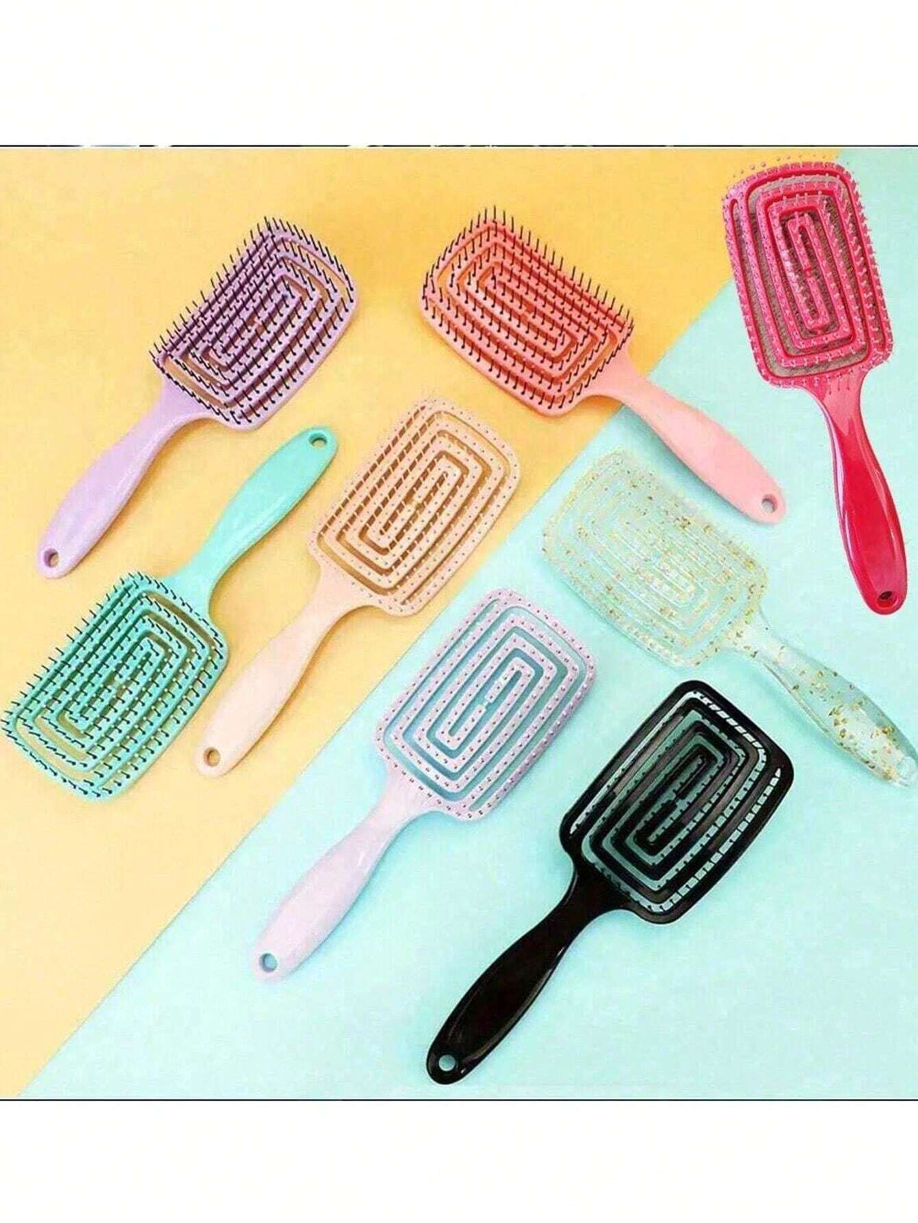 Gentle Paddle Brush: Smooth, Tangle-Free Hair With Scalp Massage ...