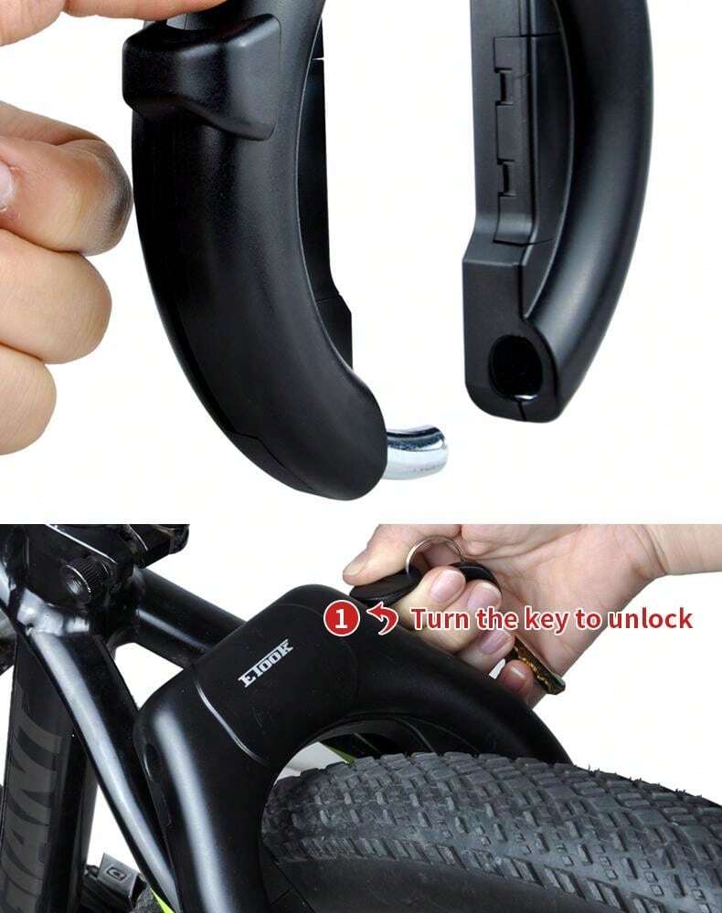 ETOOK Bicycle Lock, Crab Claw Lock, Horseshoe Lock, Multi-Use Anti ...