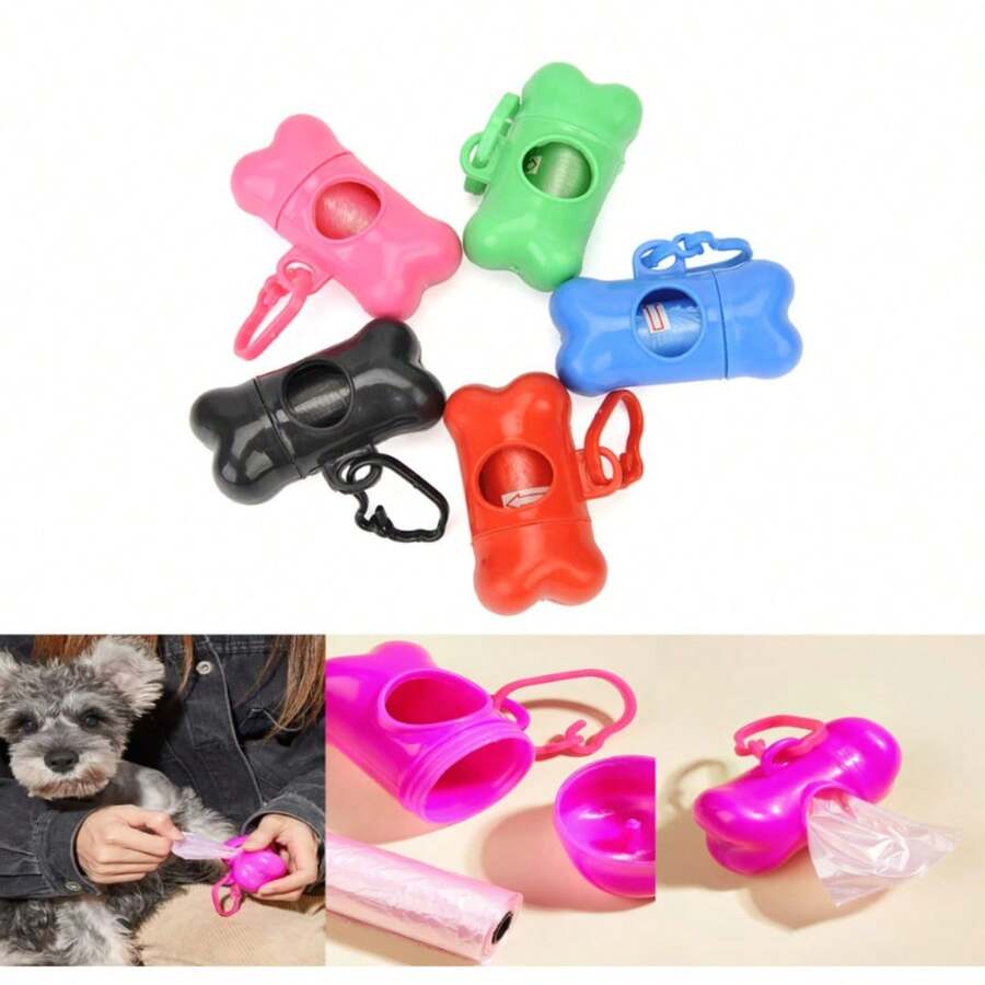 Poop Bag Collection Kit + 1 Refill Roll Pet Dog Cat Walk Travel LR-0151 ...