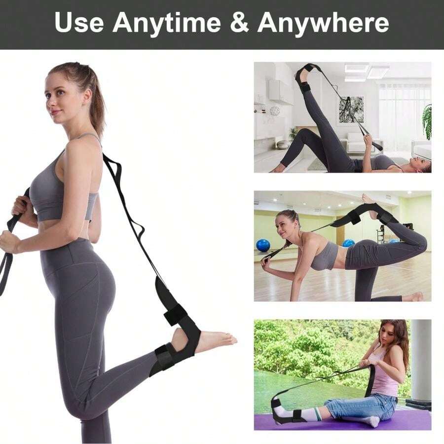 Yoga Ligament Stretching Belt Foot Strap Plantar Fasciitis Leg Training ...