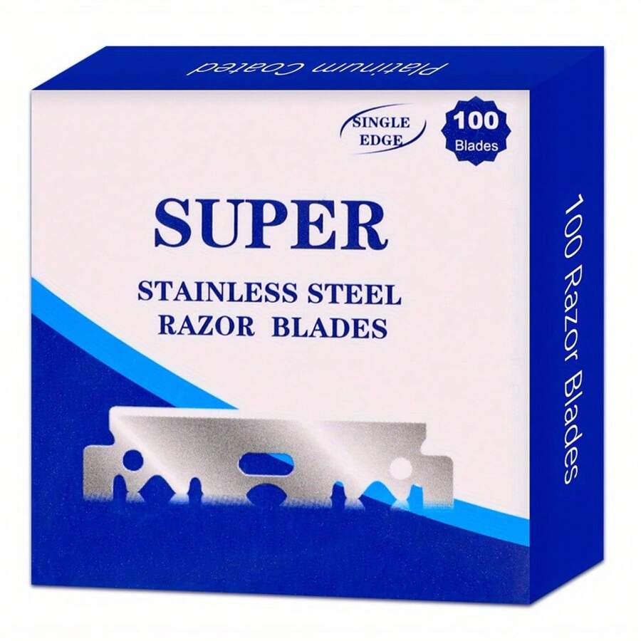 200/100-Piece Stainless Steel Single-Edge Blades | Professional ...