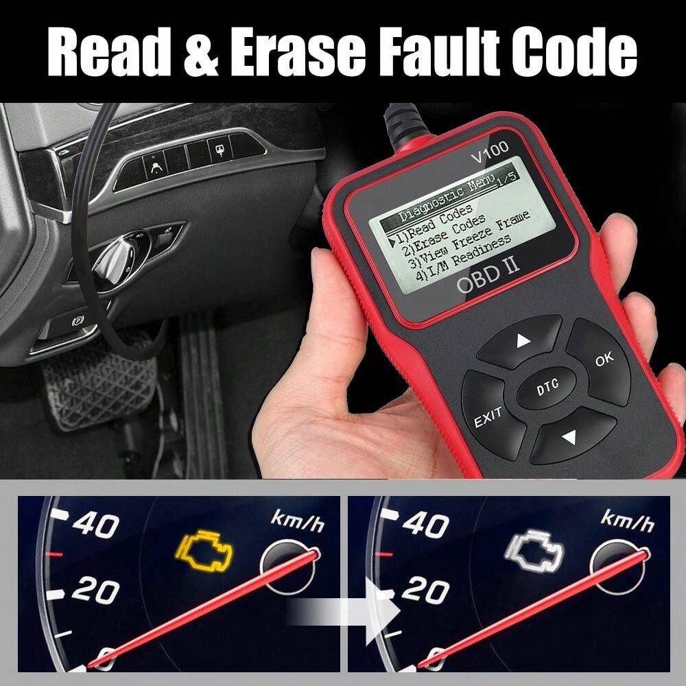 Digital Display Car Diagnostic Tools Engine Diagnostic Instrument 16 ...