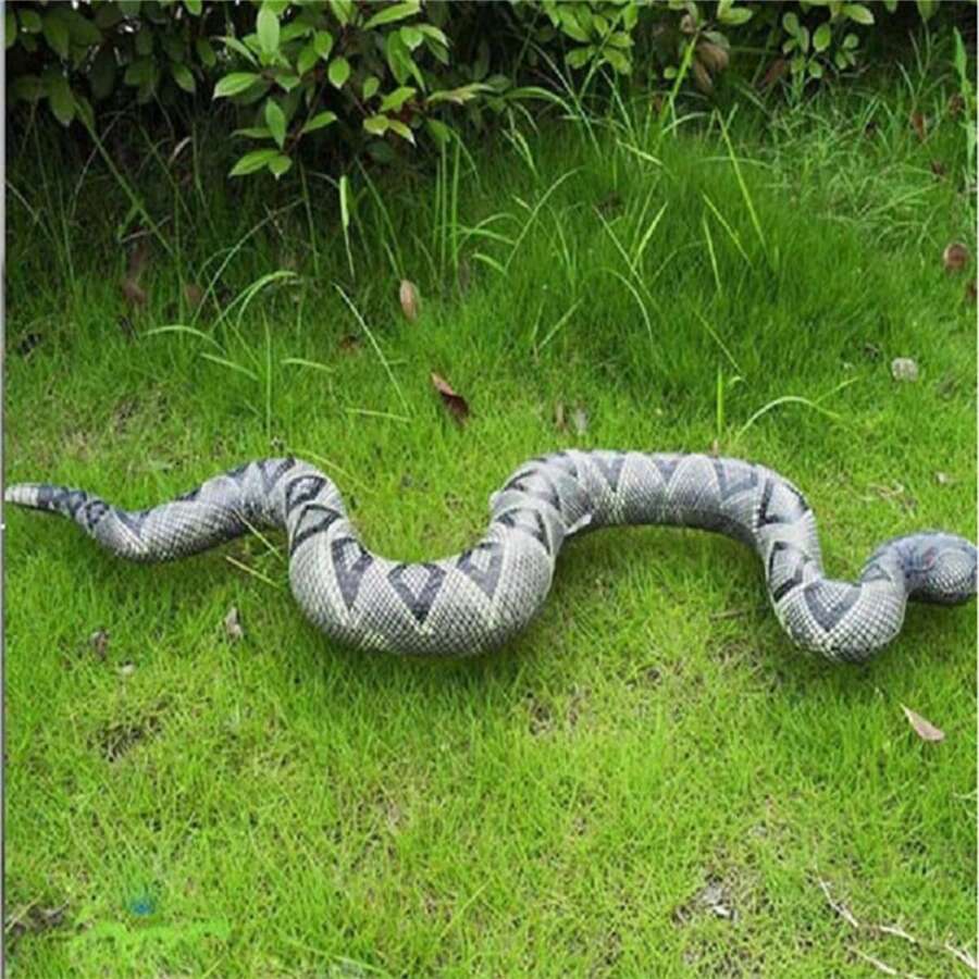 2pcs/4pcs Inflatable PVC Fake Snake Toy, Realistic Boa Constrictor ...