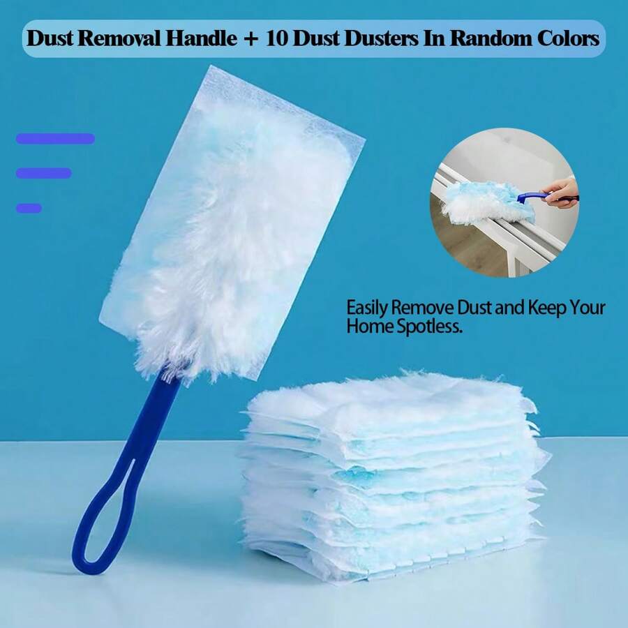 11pcs Static Electricity Dust Cleaning Kit For Home & Car, One-Time Use ...