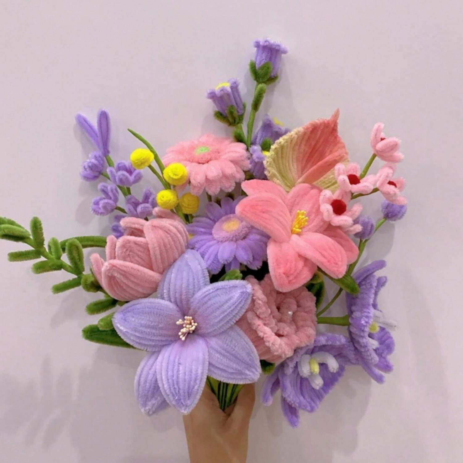 1000 Pieces 10 Colors DIY Pipe Cleaners Bulk With 1 Step-By-Step Video ...